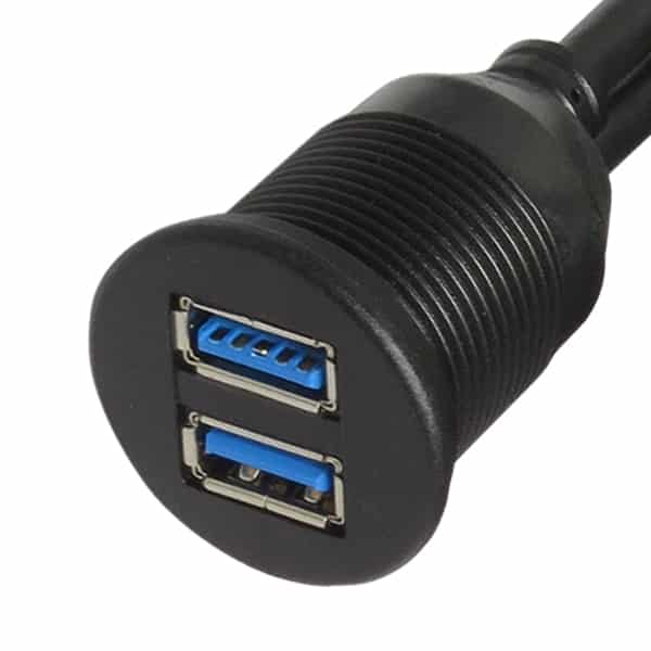 2 Slot USB Cable Connector - CARONIC Online Car Accessories Shop ...