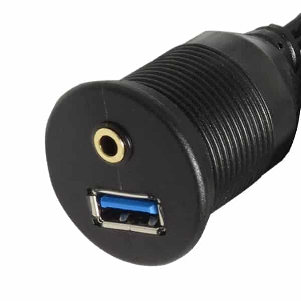 AUX and USB Slot Cable Connector -caronic.com Great Discount