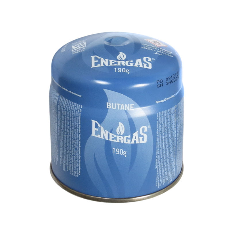 Energas 190g Butane Gas Cartridge | Portable Fuel for Camping