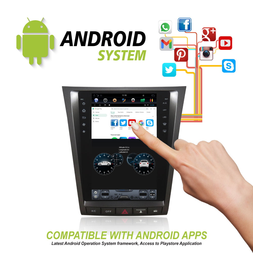 Lexus GS 250/300/350 Tesla Style Android Monitor