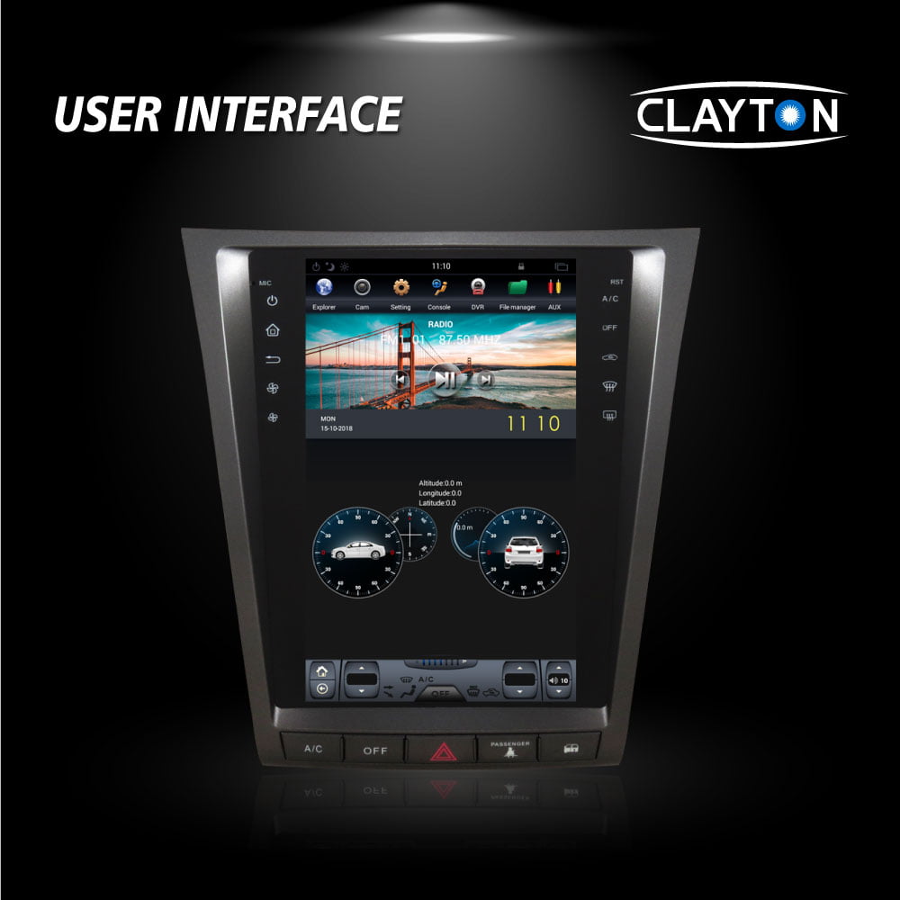 Lexus GS 250/300/350 Tesla Style Android Monitor