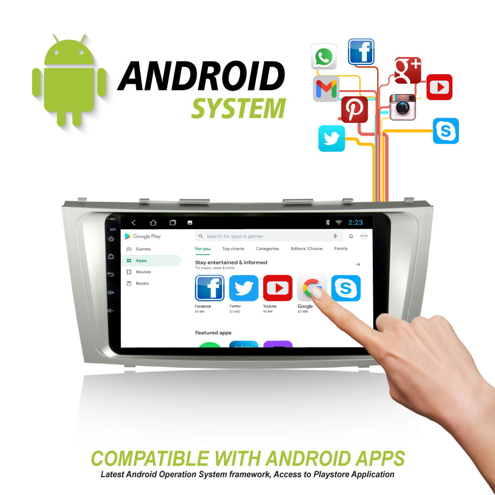 Toyota Camry Android Monitor best price at caronic.com