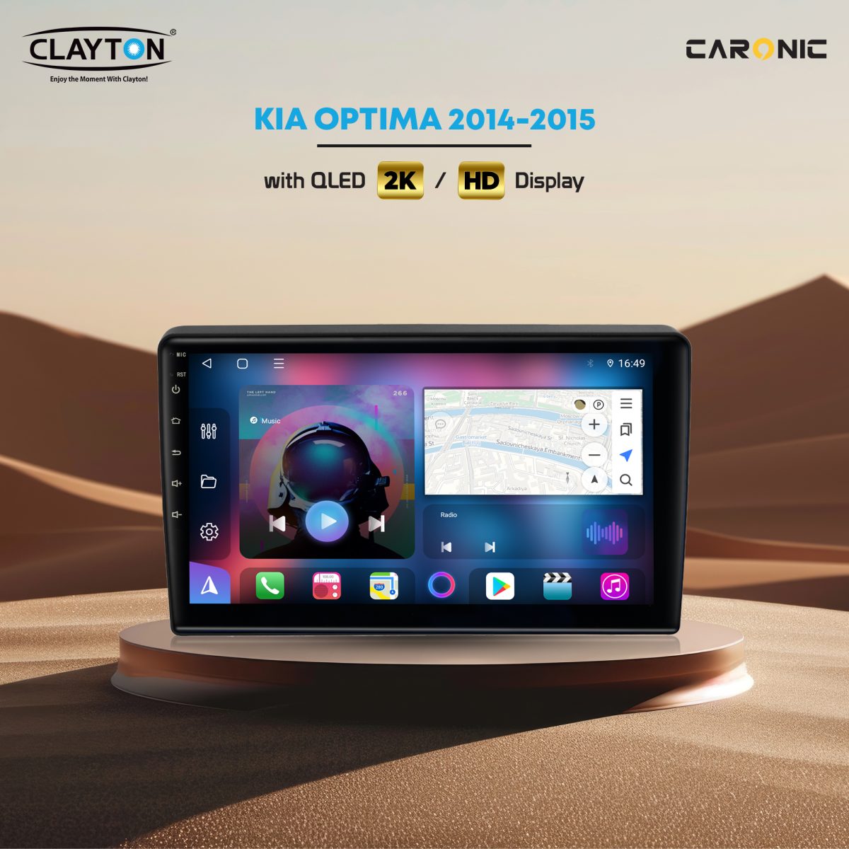 2014-2015 Kia Optima Android Head Unit QLED Display Car Radio with ...