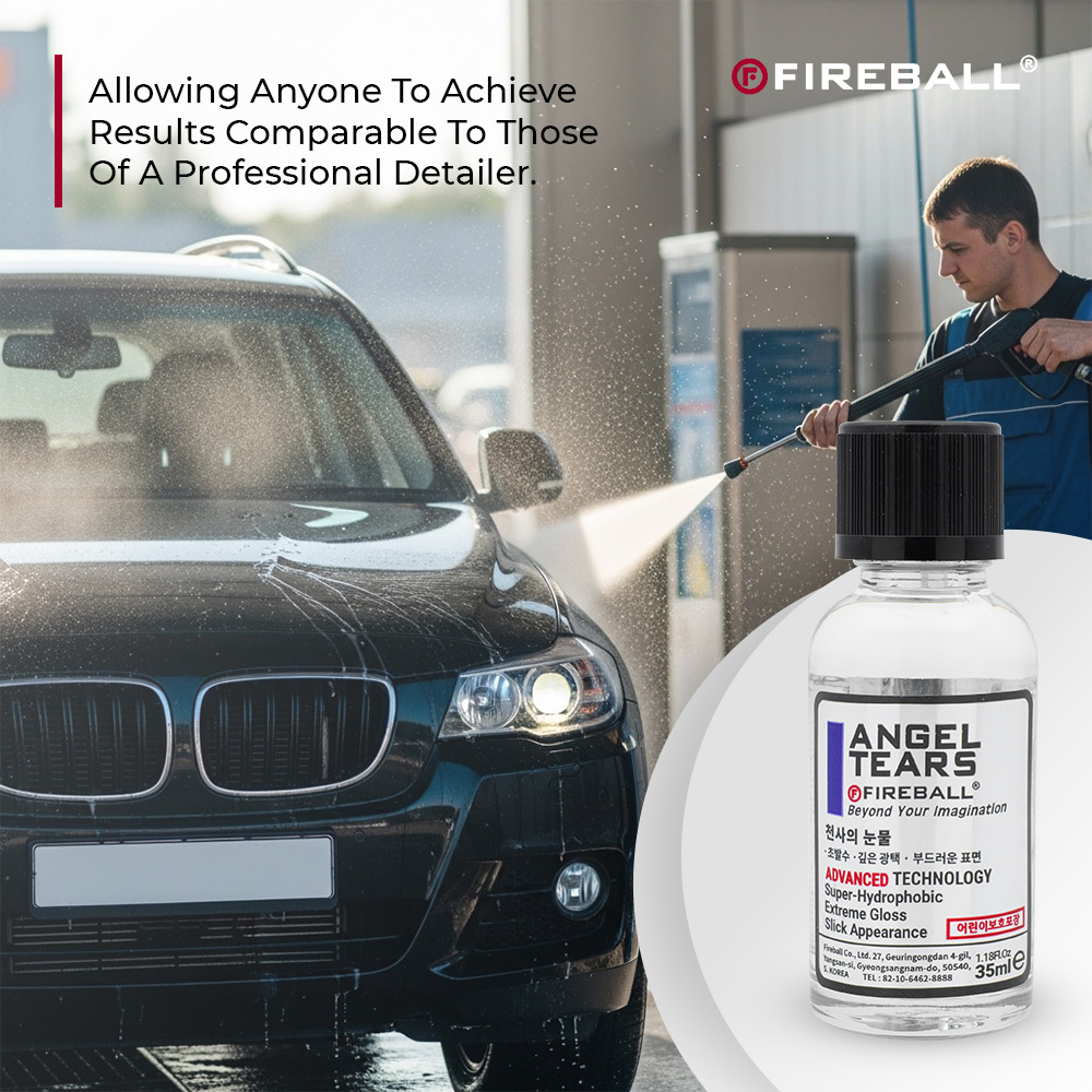 Fireball Angel Tears Ceramic Coating 35ml-Advanced Hydrophobic ...