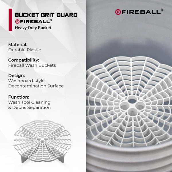 Fireball Bucket Grit Guard Dirt Trap for Safer Washing - Caronic