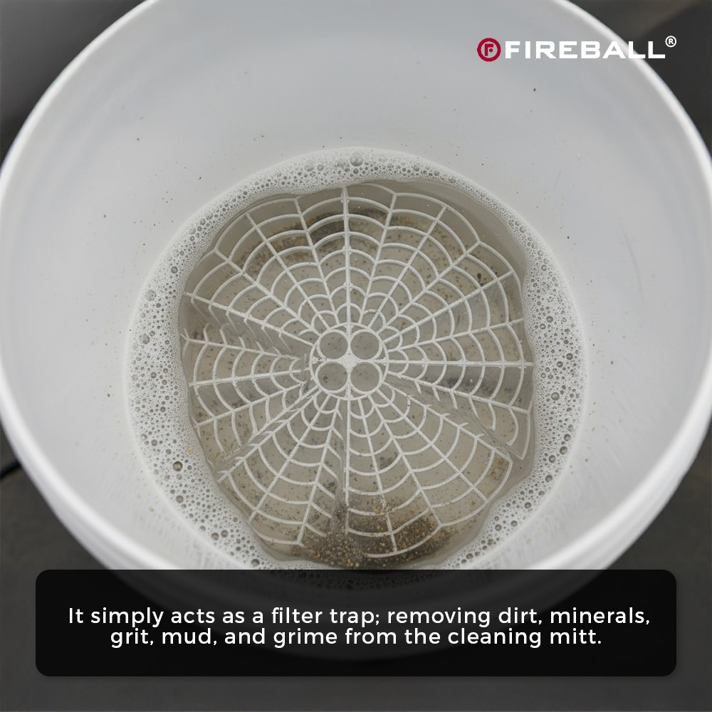 Fireball Bucket Grit Guard Dirt Trap for Safer Washing - Caronic