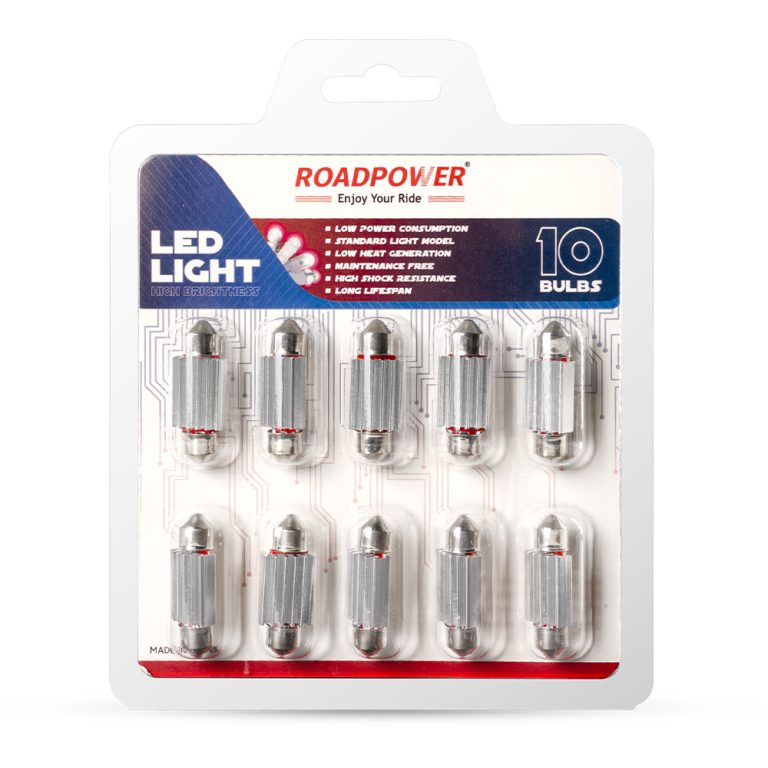 ROADPOWER (RP-ROOF10-G5) 10-Pack 36mm Festoon LED Car Interior & Roof ...