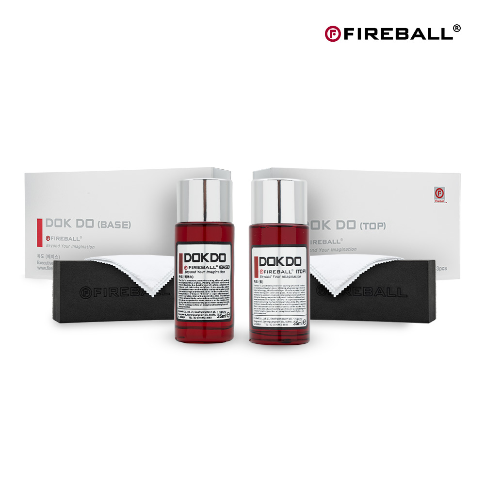 Fireball Dok Do Ceramic Coating Kit, 105ml (Base & Top Coat) - Caronic