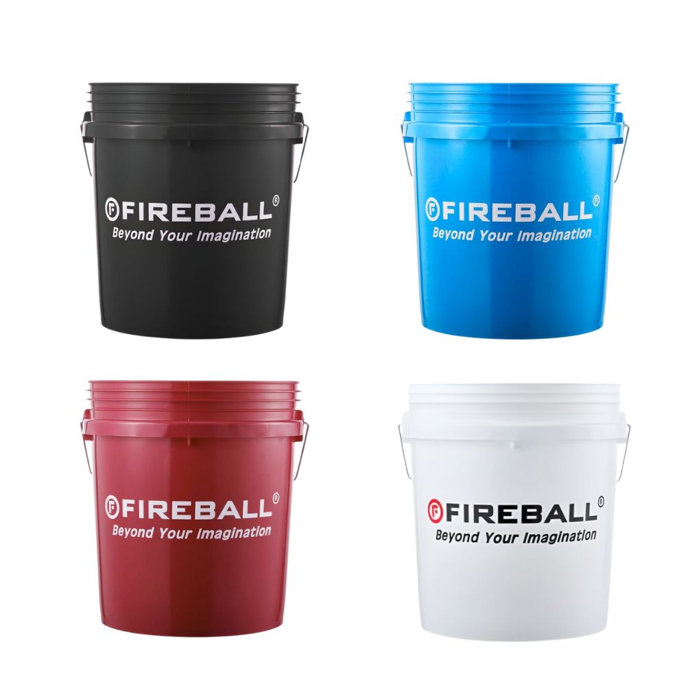 Fireball Wash Bucket 18L, Heavy-Duty Detailing Bucket with Space-Saving ...