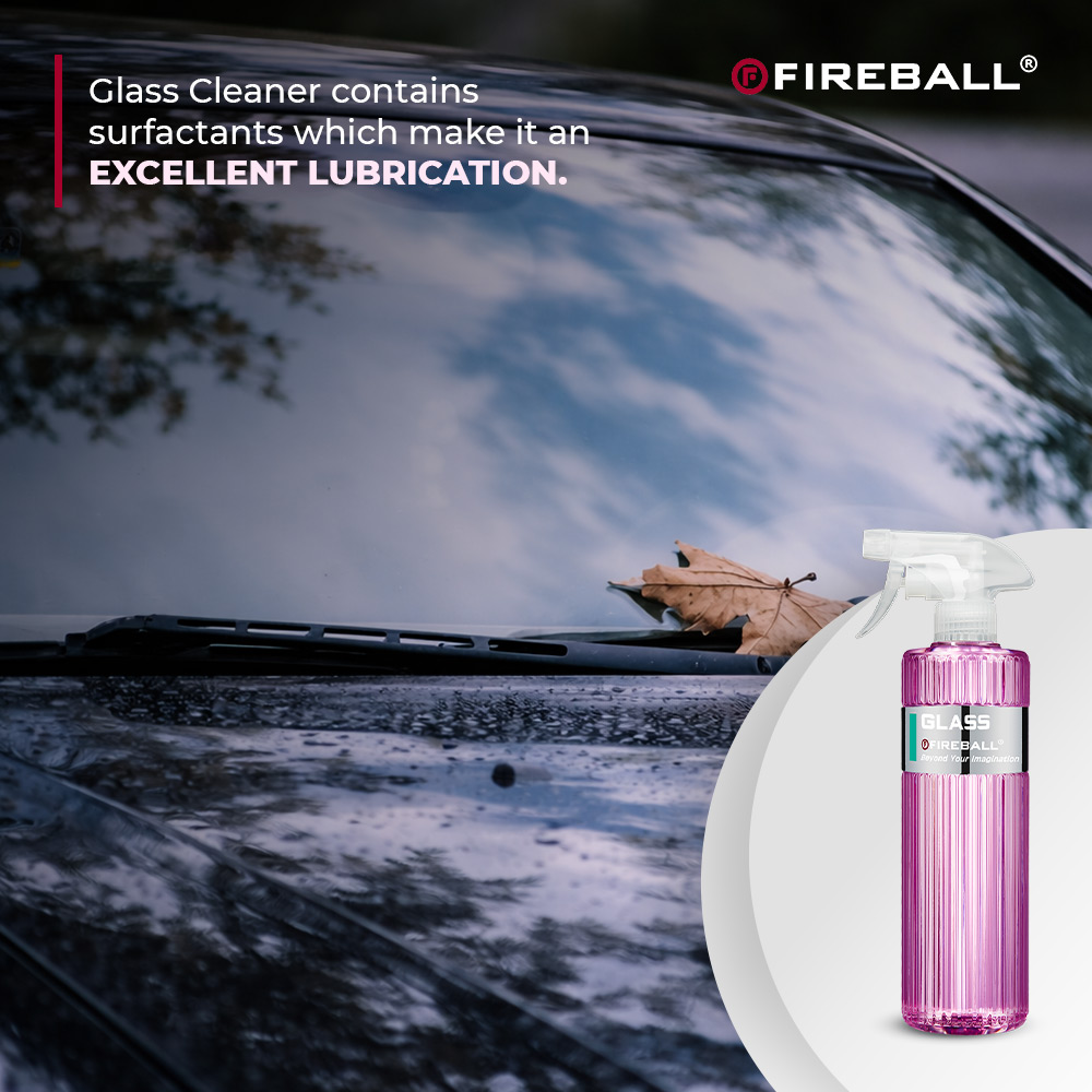 Fireball Glass Cleaner 500 ML, Streak-Free Car & Home Glass Cleaning ...