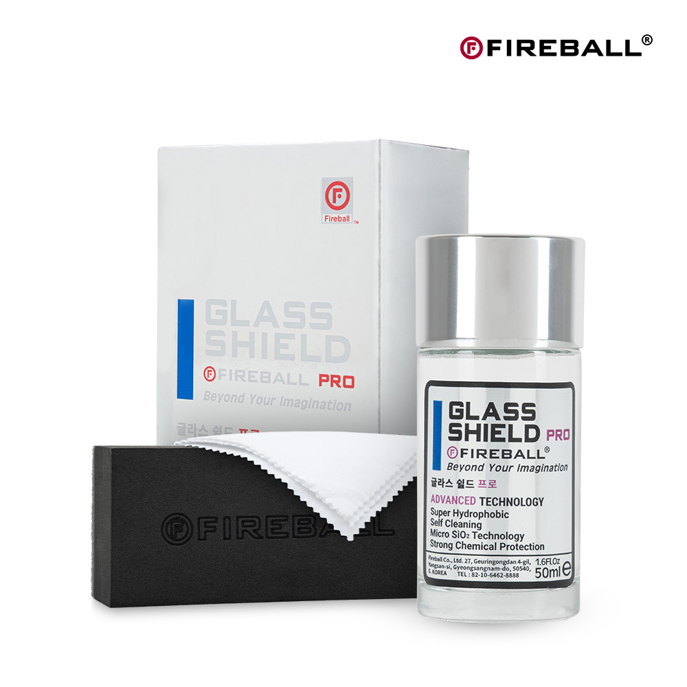 Fireball Ceramic Glass Shield Pro 50ml-Advanced Hydrophobic Glass ...