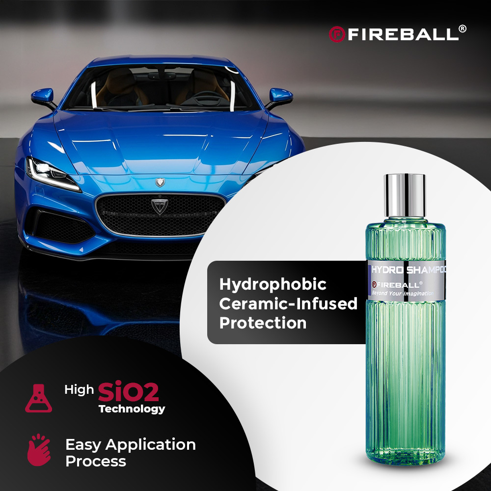 Fireball Hydro Shampoo 500 ml, pH neutral formula is safe on paintwork ...