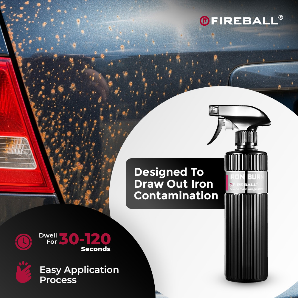 Fireball Iron Burn 500 ml, Iron Fallout & Brake Dust Remover for Wheels ...