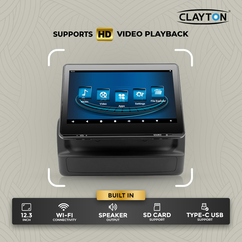 2022-2026 Land Cruiser (LC300) Car Headrest Multimedia Player with IPS ...