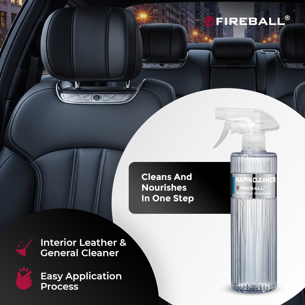 Fireball Nappa Cleaner 500 ml, Premium Leather Cleaner for Nappa ...