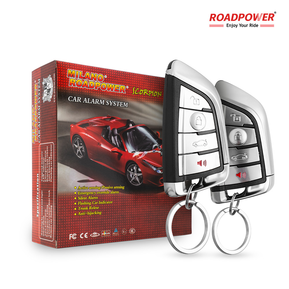 Roadpower (RP-RE-SCORP-148) Milano Scorpion Car Alarm System with Dual ...