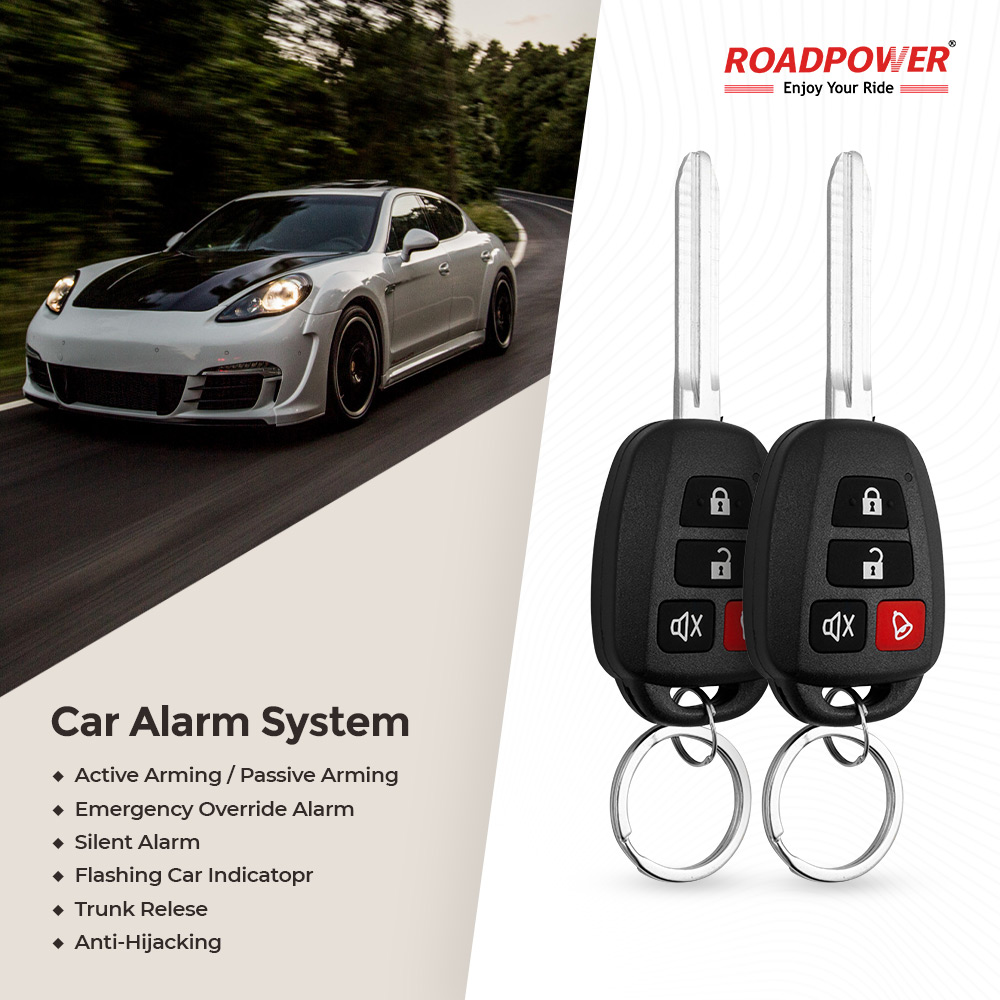 Roadpower (RP-RE-SCORP-319) Milano Scorpion Car Alarm, Advanced ...