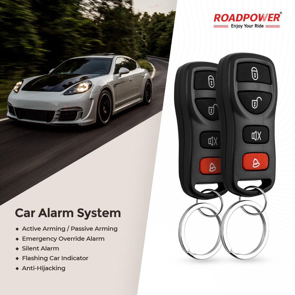 Roadpower (RP-RE-SCORP-413) Milano Scorpion Car Alarm System, 2 Remotes ...