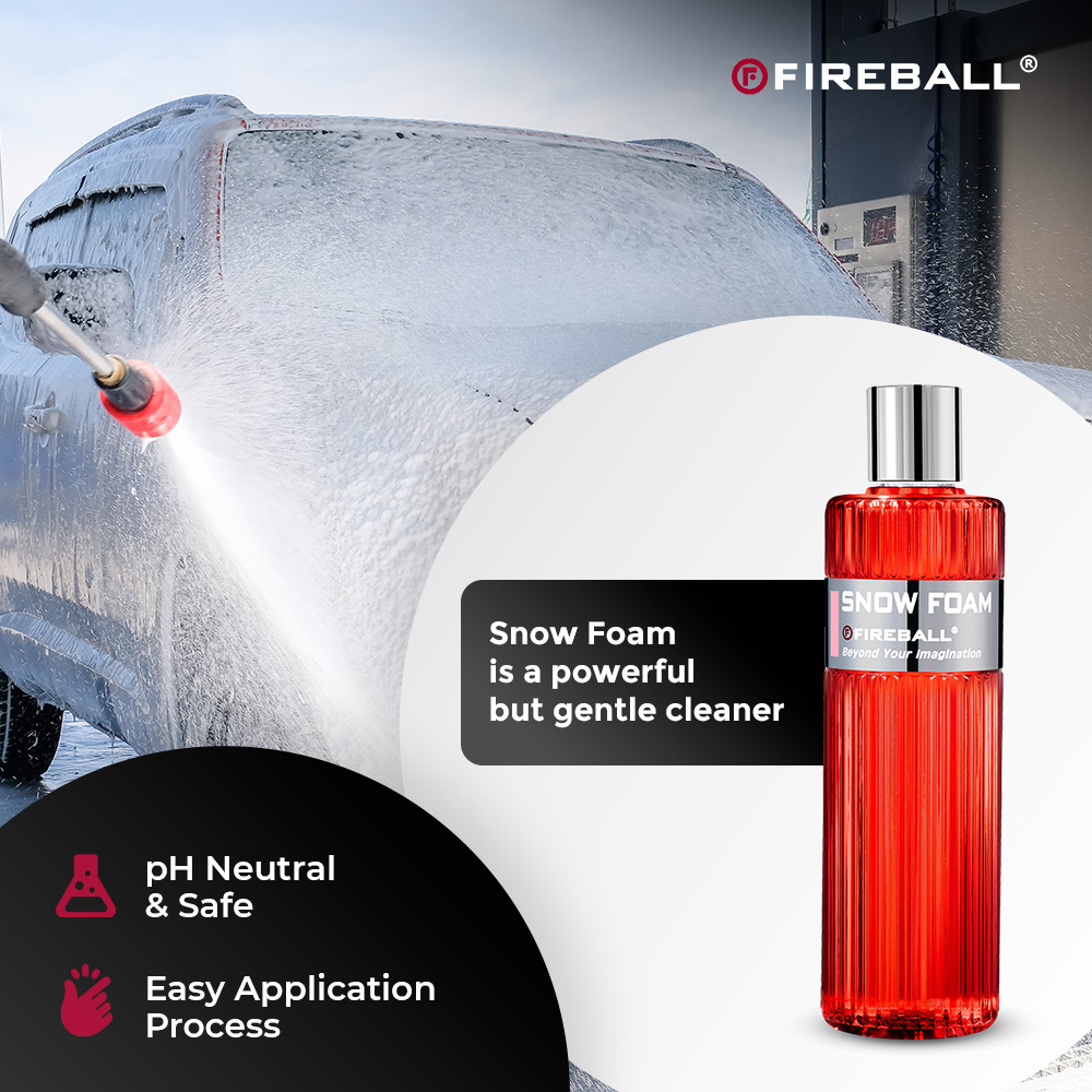 Fireball Snow Foam 500 ml, Safe on wax, coatings, and sealants - Caronic