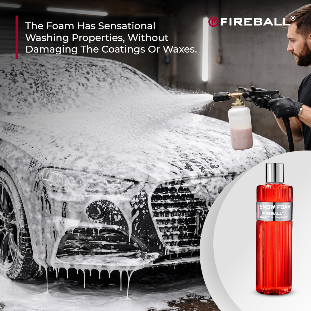 Fireball Snow Foam 500 ml, Safe on wax, coatings, and sealants - Caronic