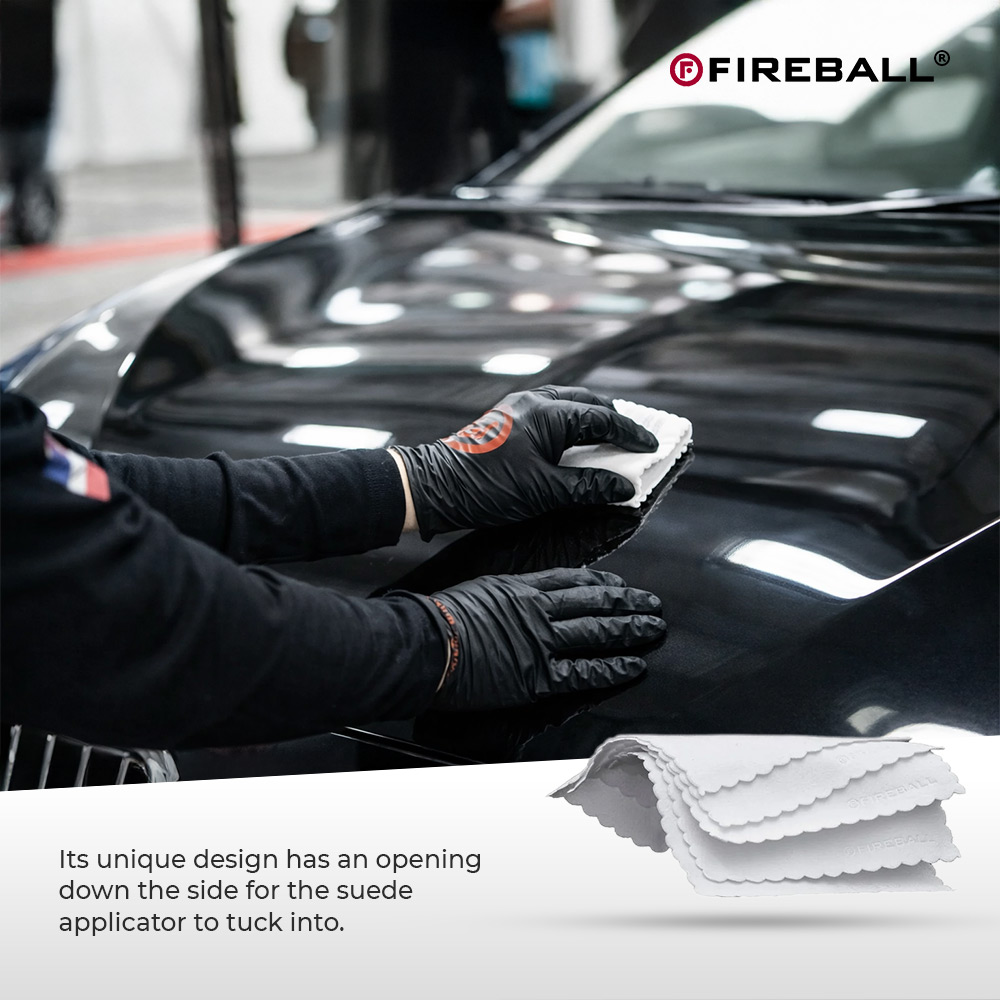 Fireball Suede Applicator Sheet, Ceramic Coating Application Cloth ...