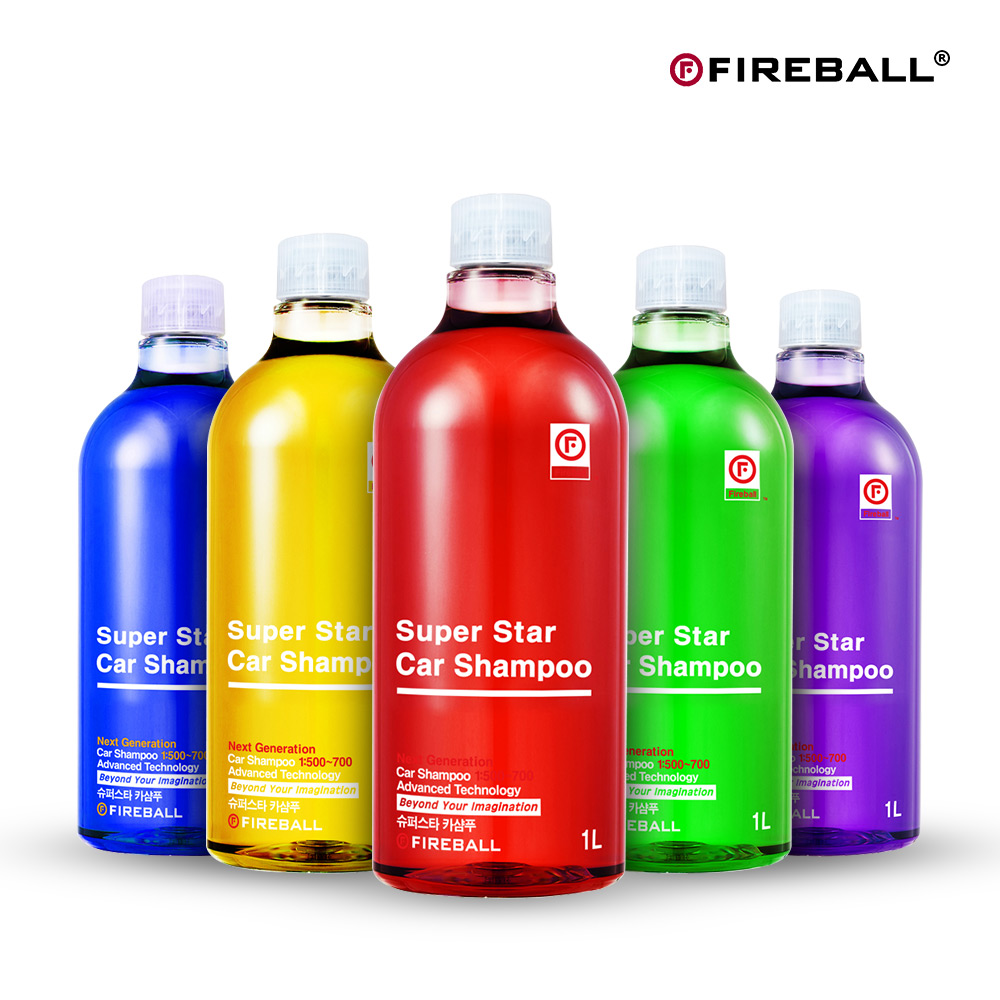 Fireball Super Star Shampoo 1L, Premium Car Wash Shampoo - Caronic