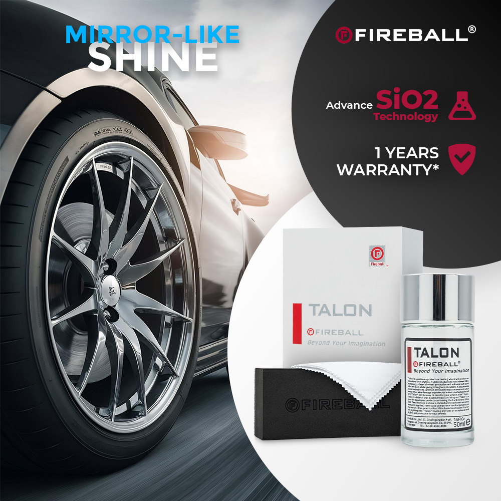 Fireball Talon Ceramic Wheel Coating 50ml-Extreme Heat & Brake Dust ...