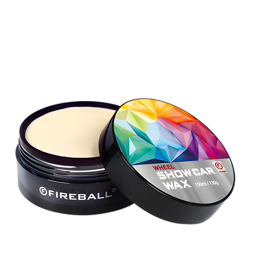FIREBALL Wheel Wax (Show Car) 150ml, High Gloss Finish & Protective ...