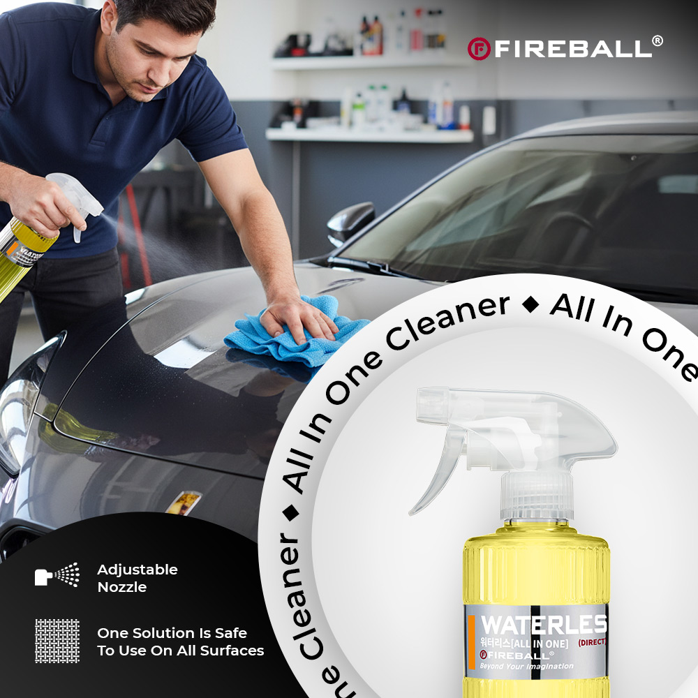 Fireball Waterless Direct 500 ml, Waterless Car Wash & Quick Detailer ...