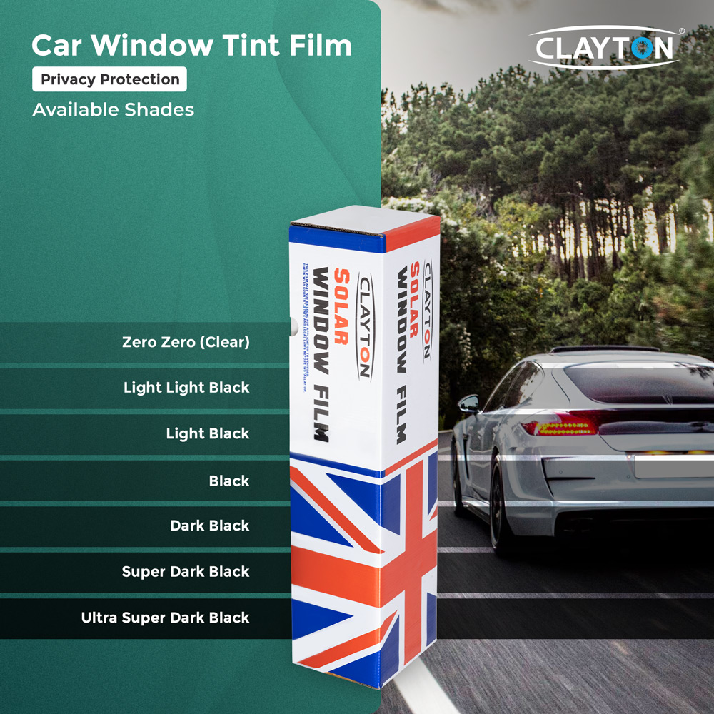 Solar Car Window Film CLAYTON - UV Block & Heat Control Tint