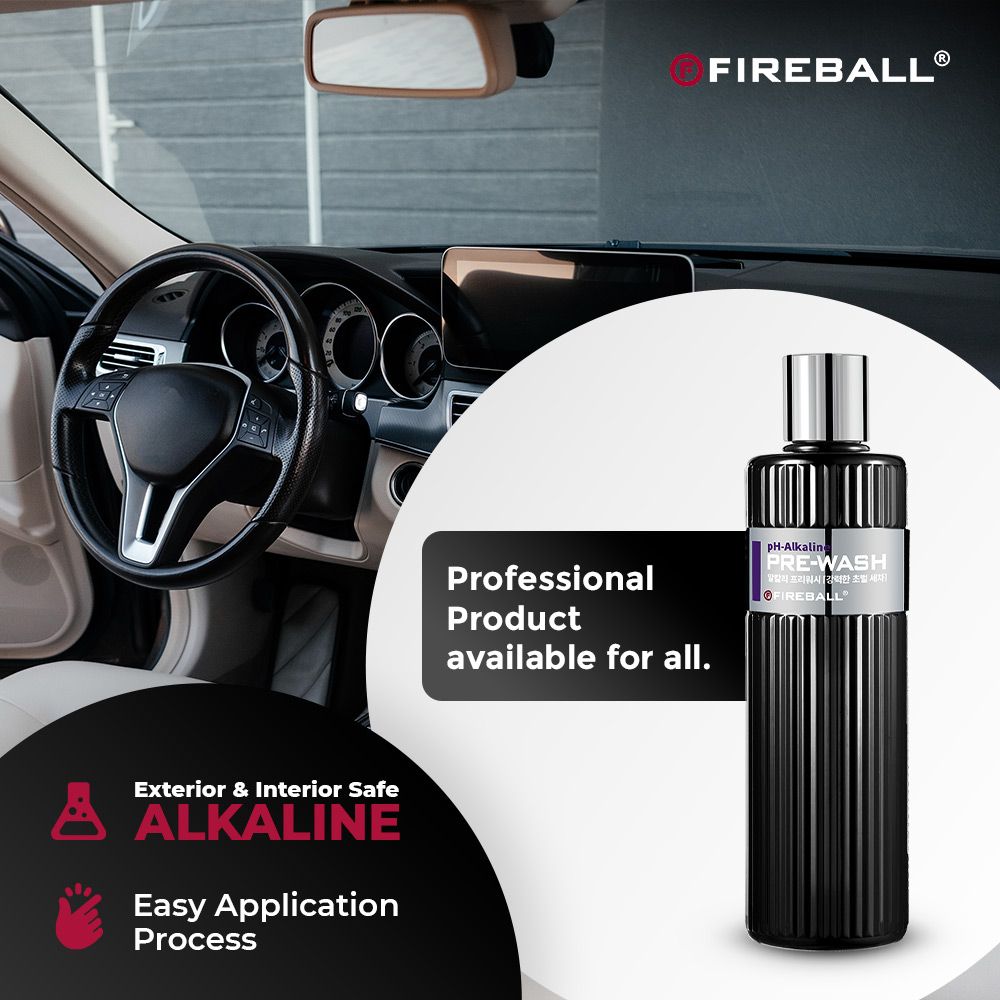 Fireball PH Alkaline Pre-Wash Car Shampoo 500ml, Excellent for removing ...