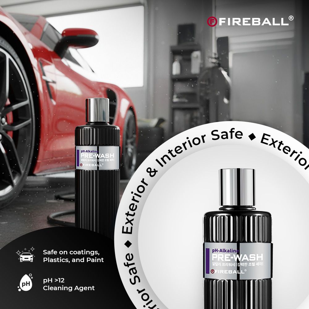 Fireball PH Alkaline Pre-Wash Car Shampoo 500ml, Excellent for removing ...