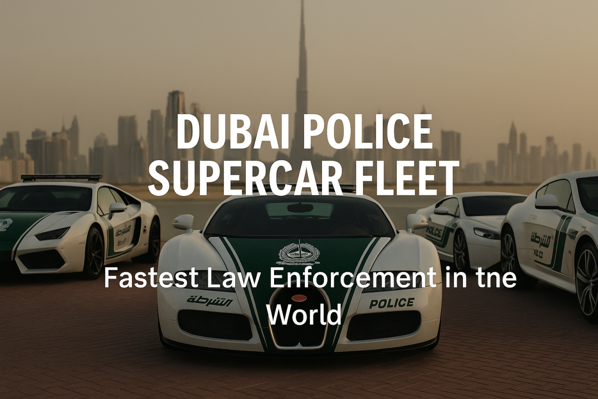 Dubai Police Supercar Fleet: Fastest in the World